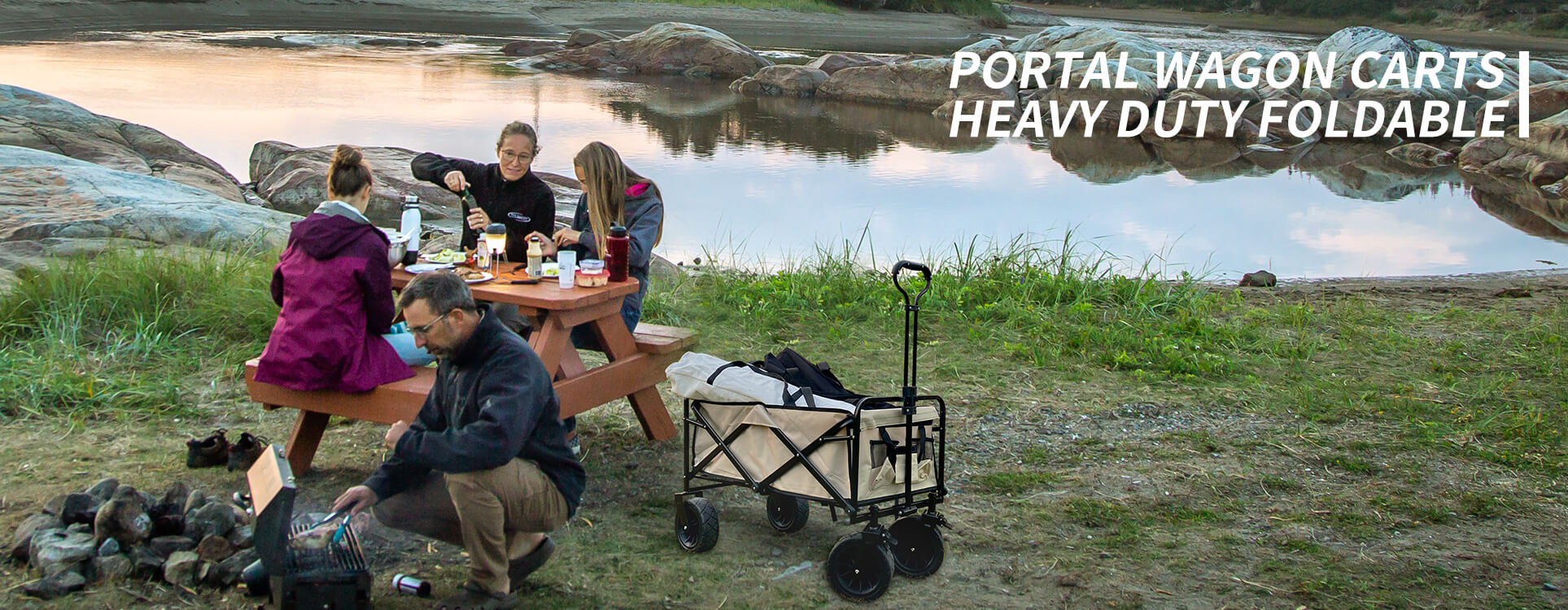 Folding wagon made in china, wagon outdoor for camping - Bonus Time