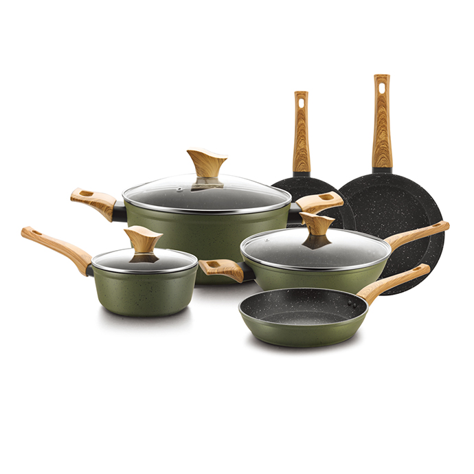 FORGED ALUMINUM COOKWARE SETS 3