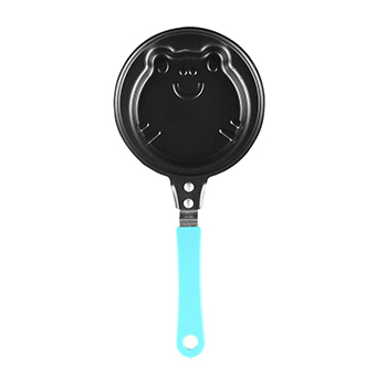 Pressed carbon steel non-stick egg pan