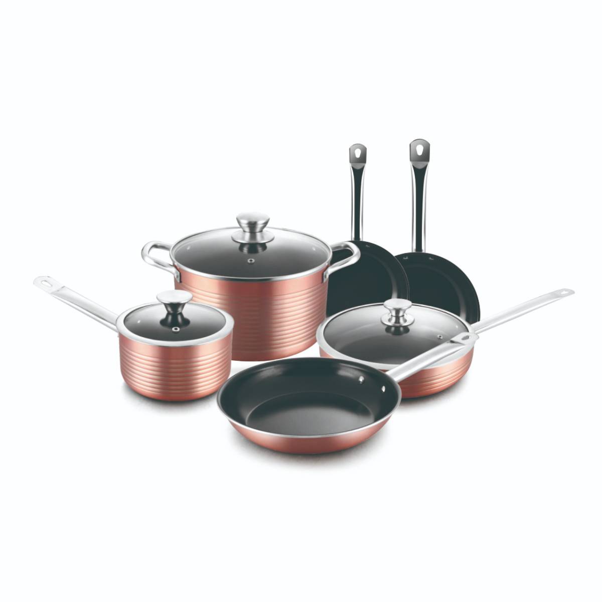 FORGED ALUMINUM COOKWARE SETS 3