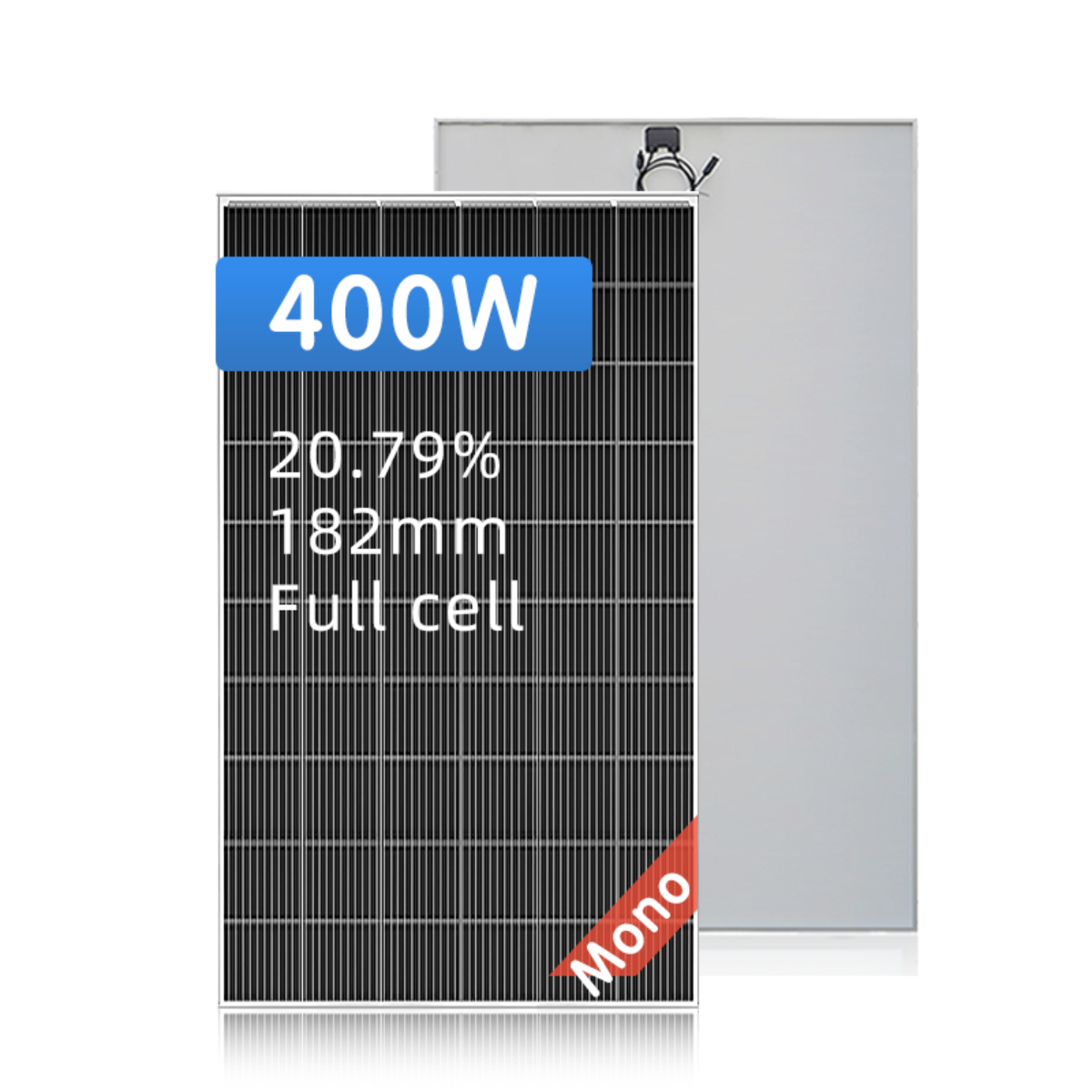 400w 30.8v Mono 182mm Solar Panel