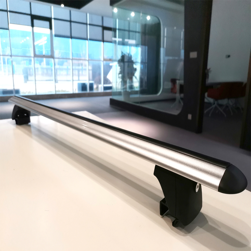 Car Roof Crossbar for Raised and Flush Side Rails