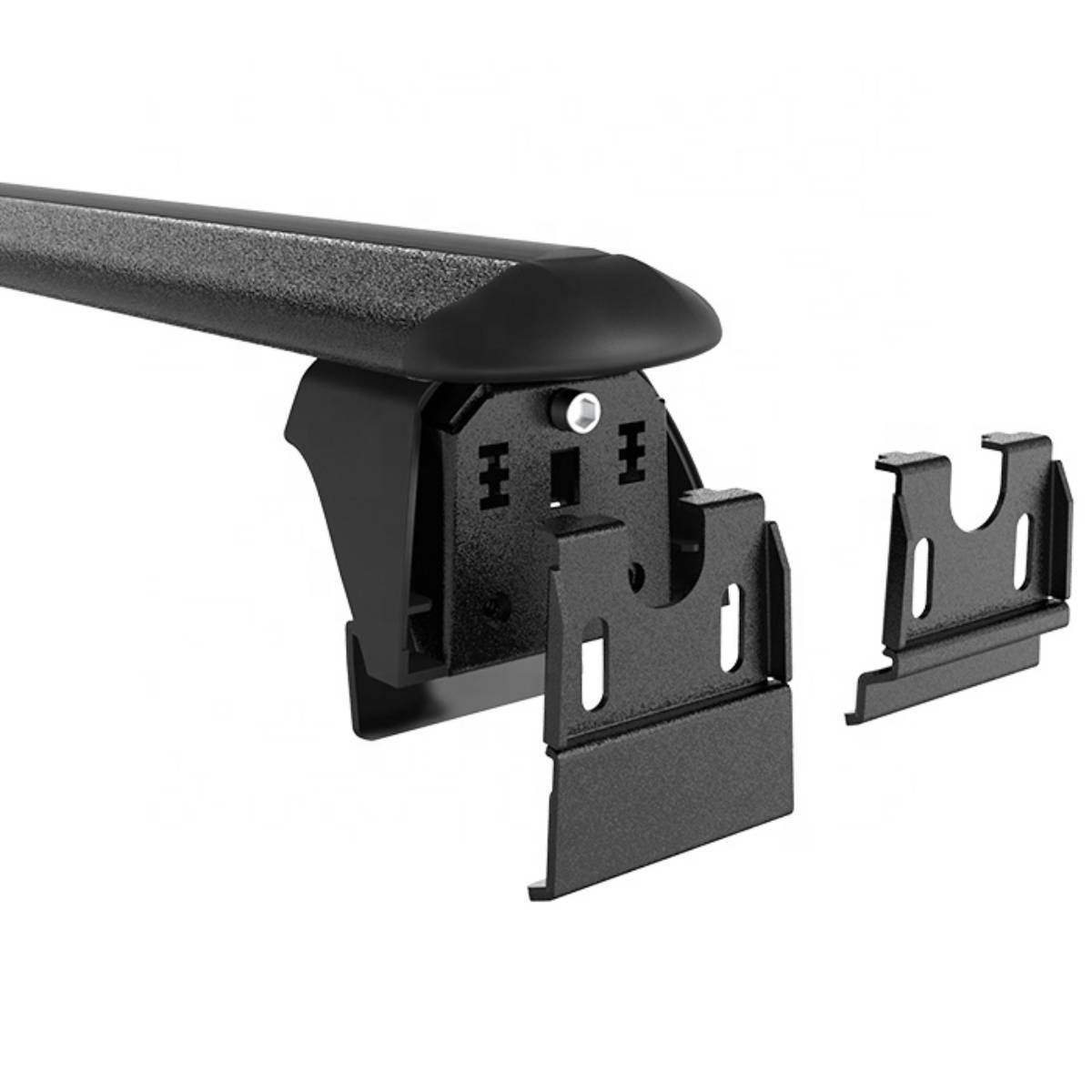Roof Crossbar for Raised and Flush Side Rails