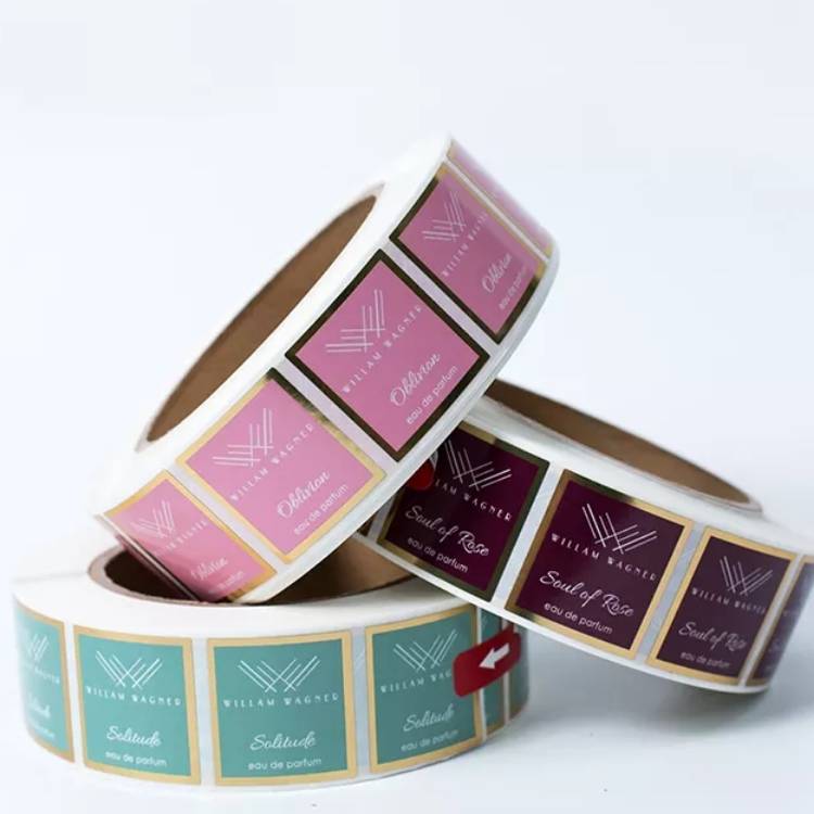 Custom Logo Waterproof Luxury Private Perfume Fragrance Sticker For ...