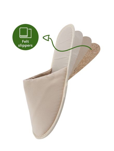 Eco-friendlr Degradable Disposable Hotel Slippers, Hotel Slippers ...