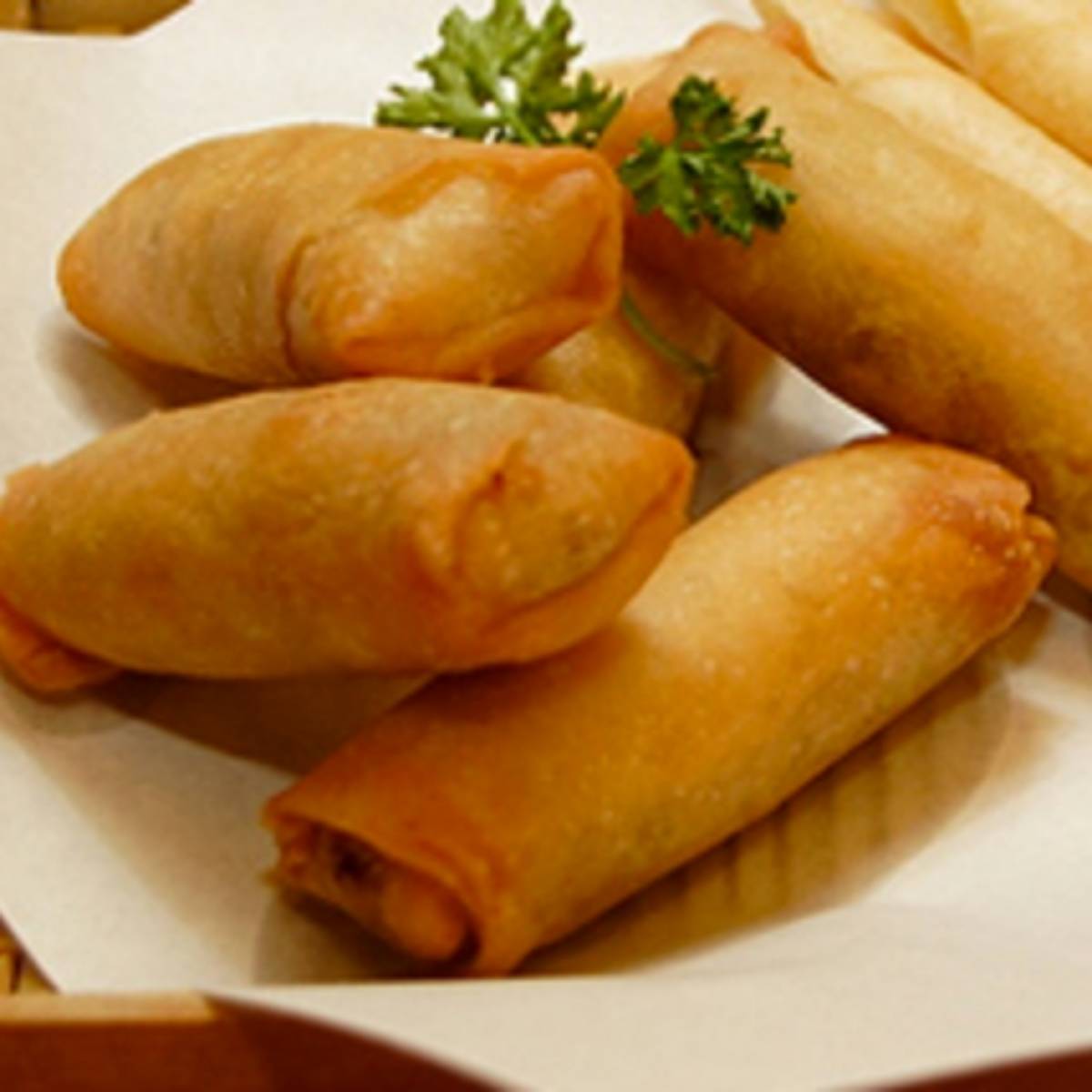 Frozen vegetable spring rolls