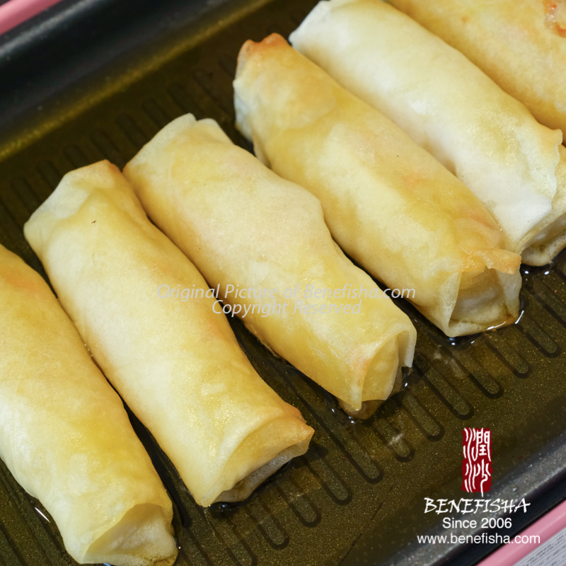 Frozen vegetable spring rolls